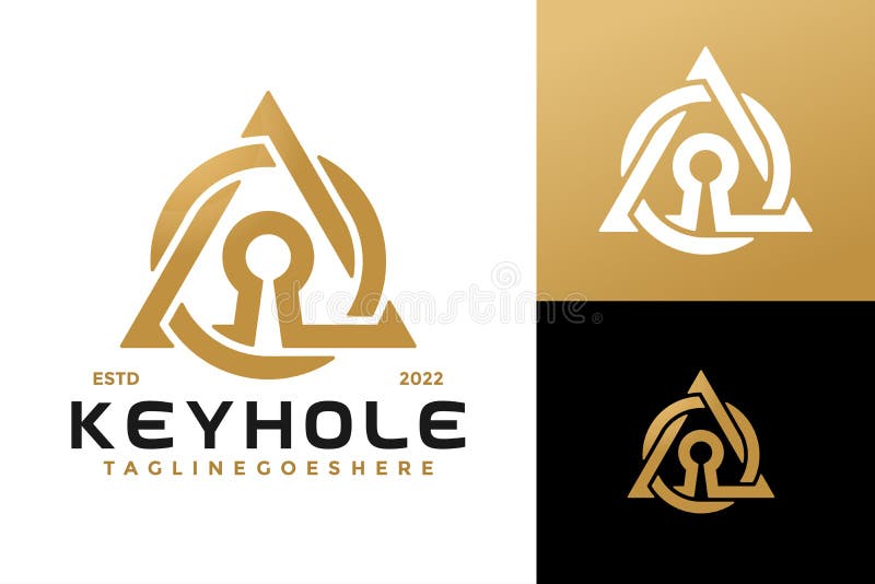Initial Letter a Keyhole Logo Design, Brand Identity Logos Vector ...