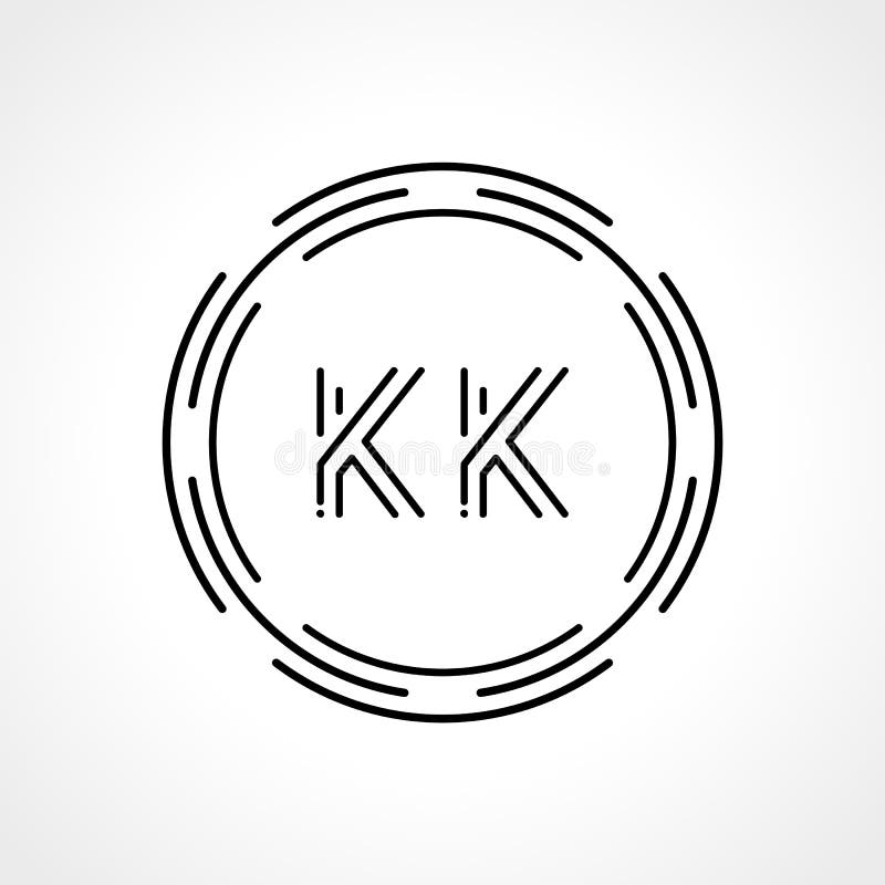 KK Company Logo Vector Template Design Illustration Stock Vector ...
