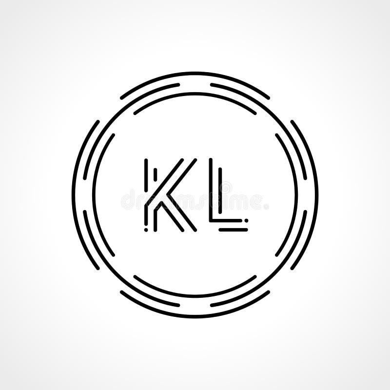 Initial Letter KL Logo Design Vector Template. Digital Abstract KL ...