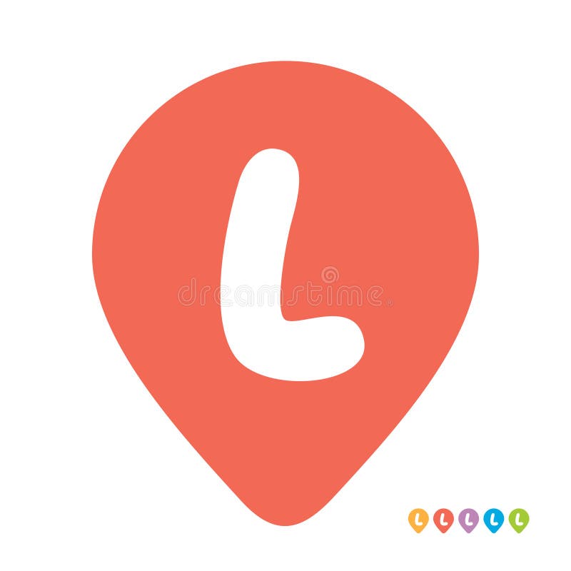 Letter Location Icon Stock Illustrations – 16,053 Letter Location Icon ...