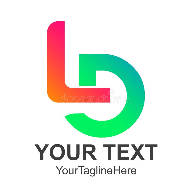 Initial Letter LD Initial Alphabet Logo Design Template Element Stock ...