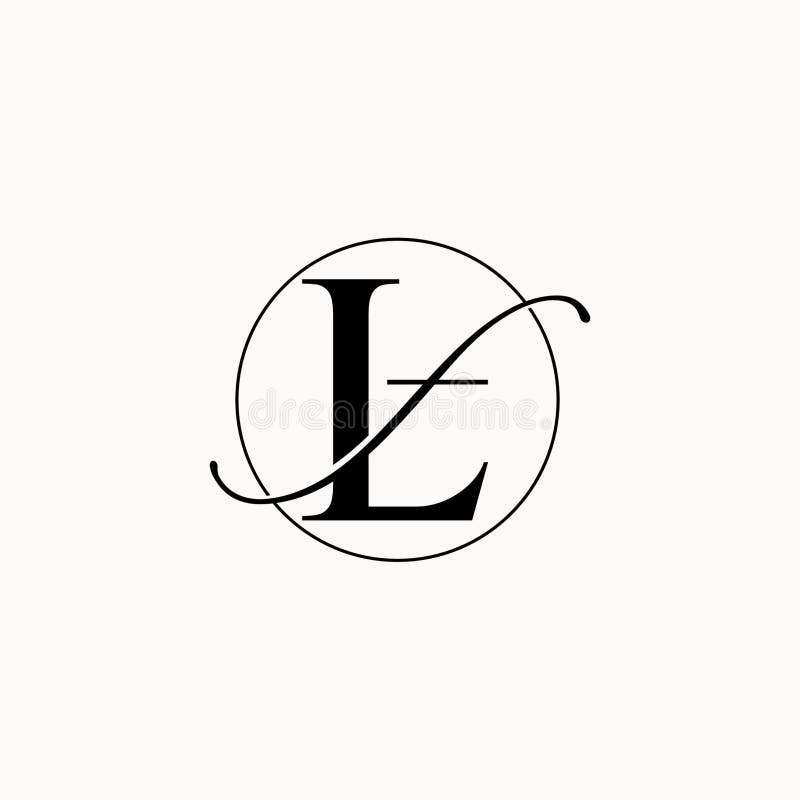 Logo LF, Overlapping Elegant Monogram Logo, Luxury Vector. Letter LF ...