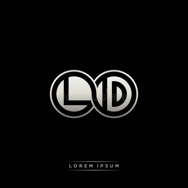 LD Initial Letter Linked Circle Capital Monogram Logo Modern Template ...