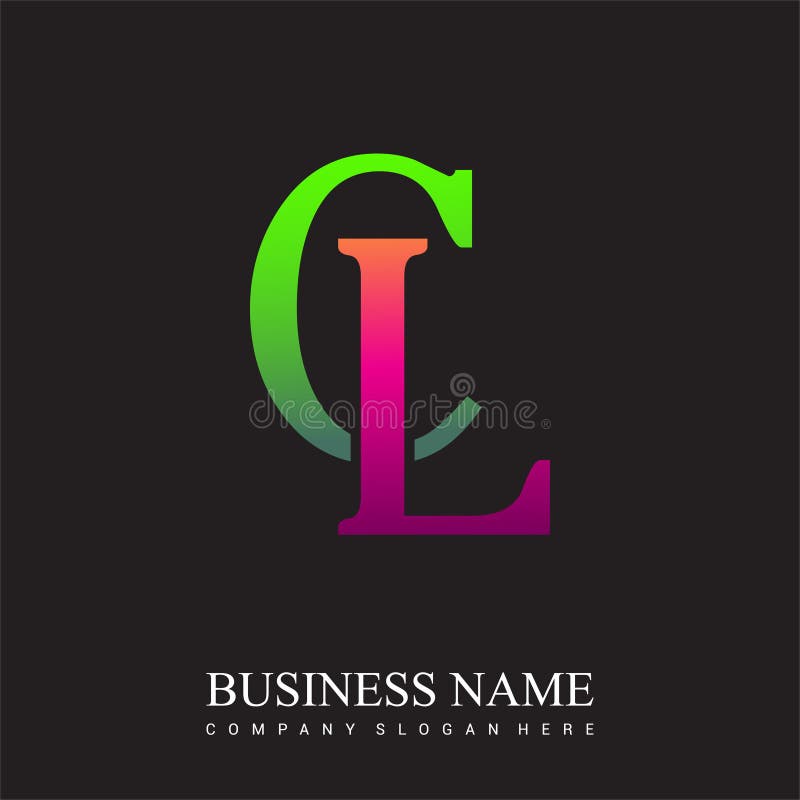 Letter Cl Symbol Concept Logo Design Stock Illustrations – 937 Letter ...
