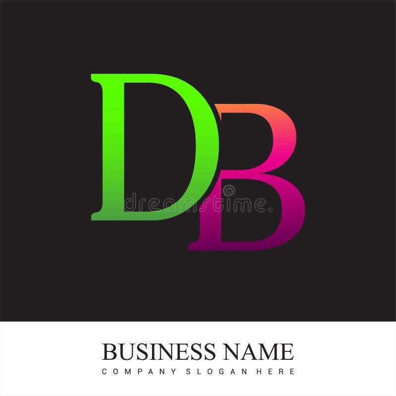 Letter Db Logo Vector Stock Illustrations – 1,225 Letter Db Logo Vector ...