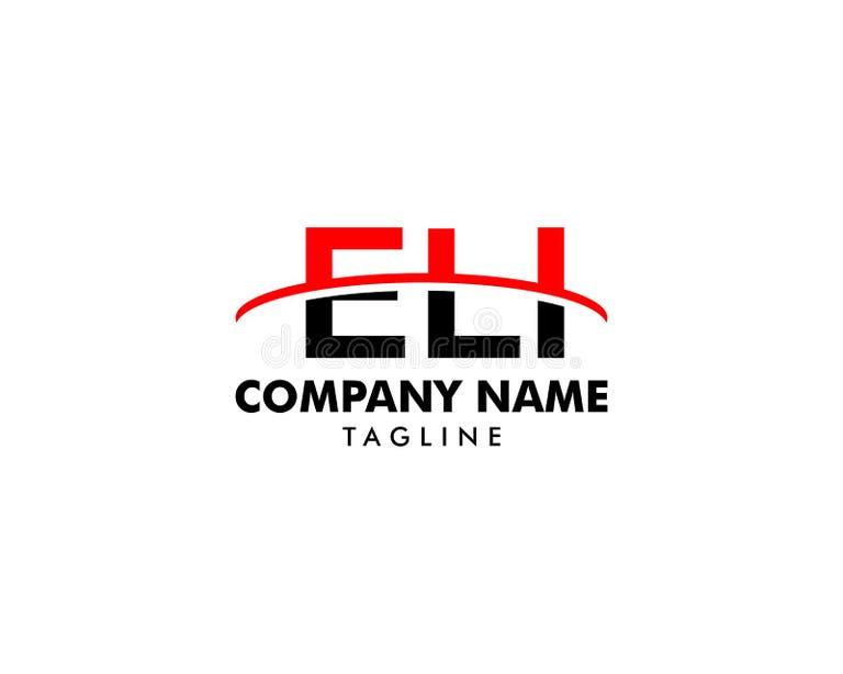 Initial Letter Logo ELI Template Vector Design Stock Vector ...