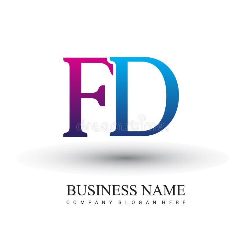Letter Logo Fd Stock Illustrations – 1,738 Letter Logo Fd Stock ...