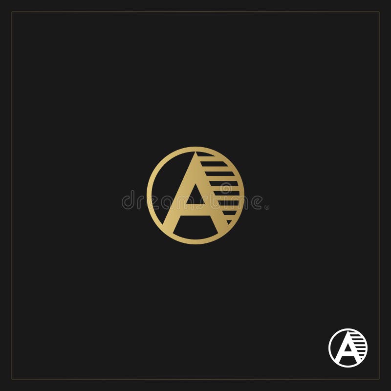 Initial Letter a Logo, Icon and Symbol Vector Design Illustration Stock ...