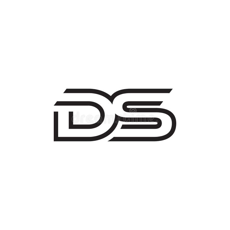 Premium Letter DS Logo Icon Vector Design Stock Illustration ...