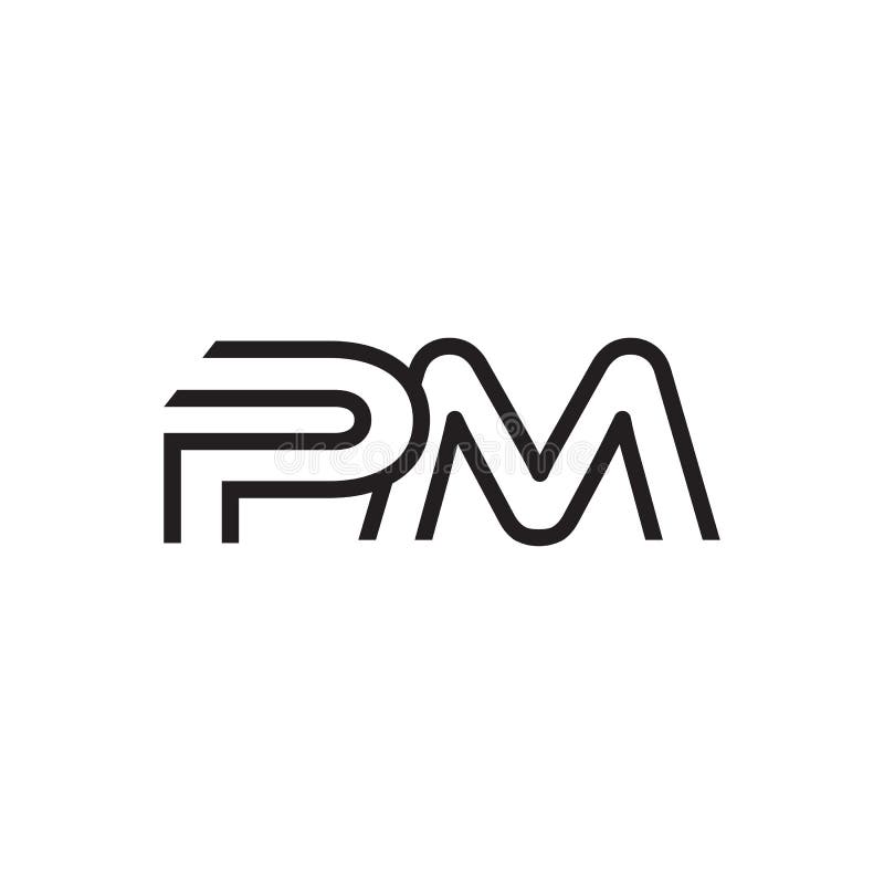 Letter Pm Logo Stock Illustrations – 1,017 Letter Pm Logo Stock ...