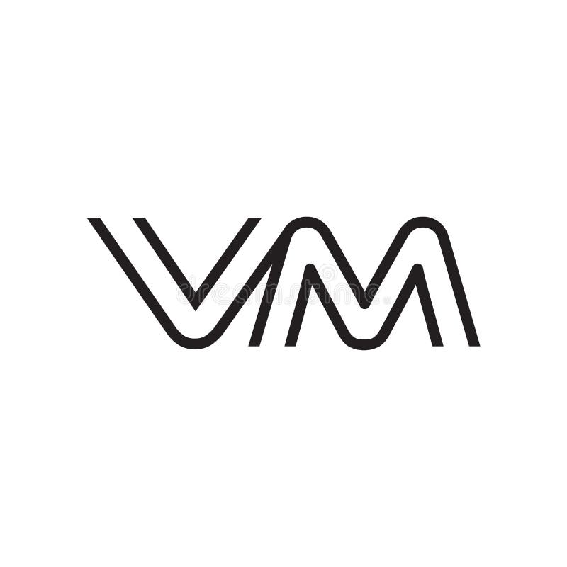 Letter Vm Logo Stock Illustrations – 906 Letter Vm Logo Stock ...