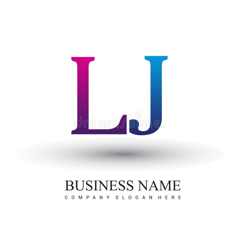 Initial LJ Beauty Monogram and Elegant Logo Design Stock Vector ...