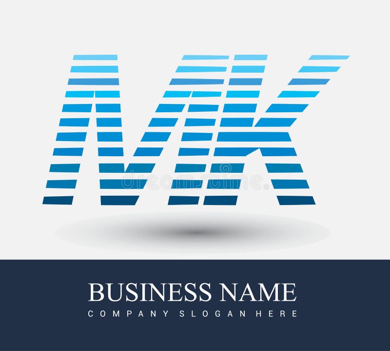 Monogram Mk Blue Stock Illustrations – 46 Monogram Mk Blue Stock ...