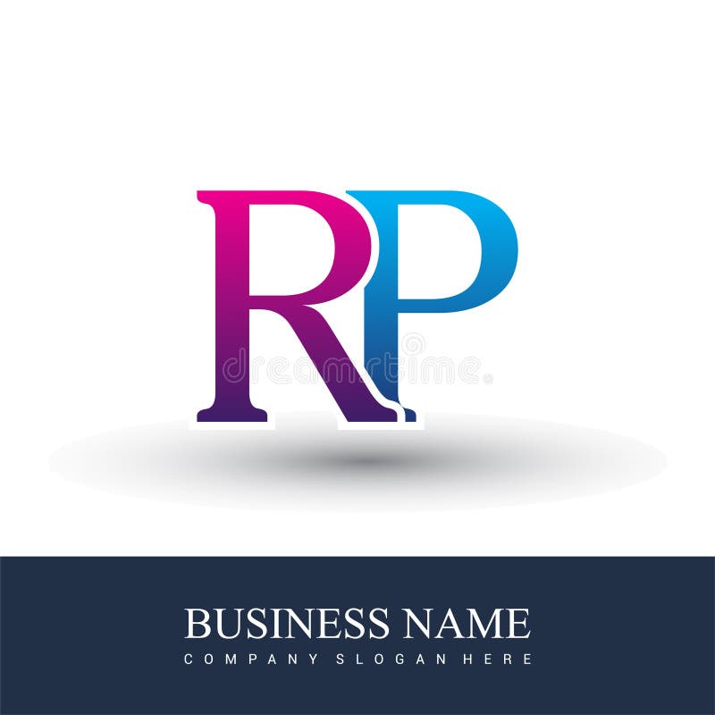 RP Initial Beauty Monogram and Elegant Stock Vector - Illustration of ...