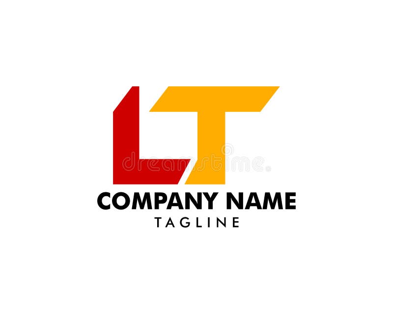 LT Logo Monogram With Modern Style Concept Design Template Stock Vector ...