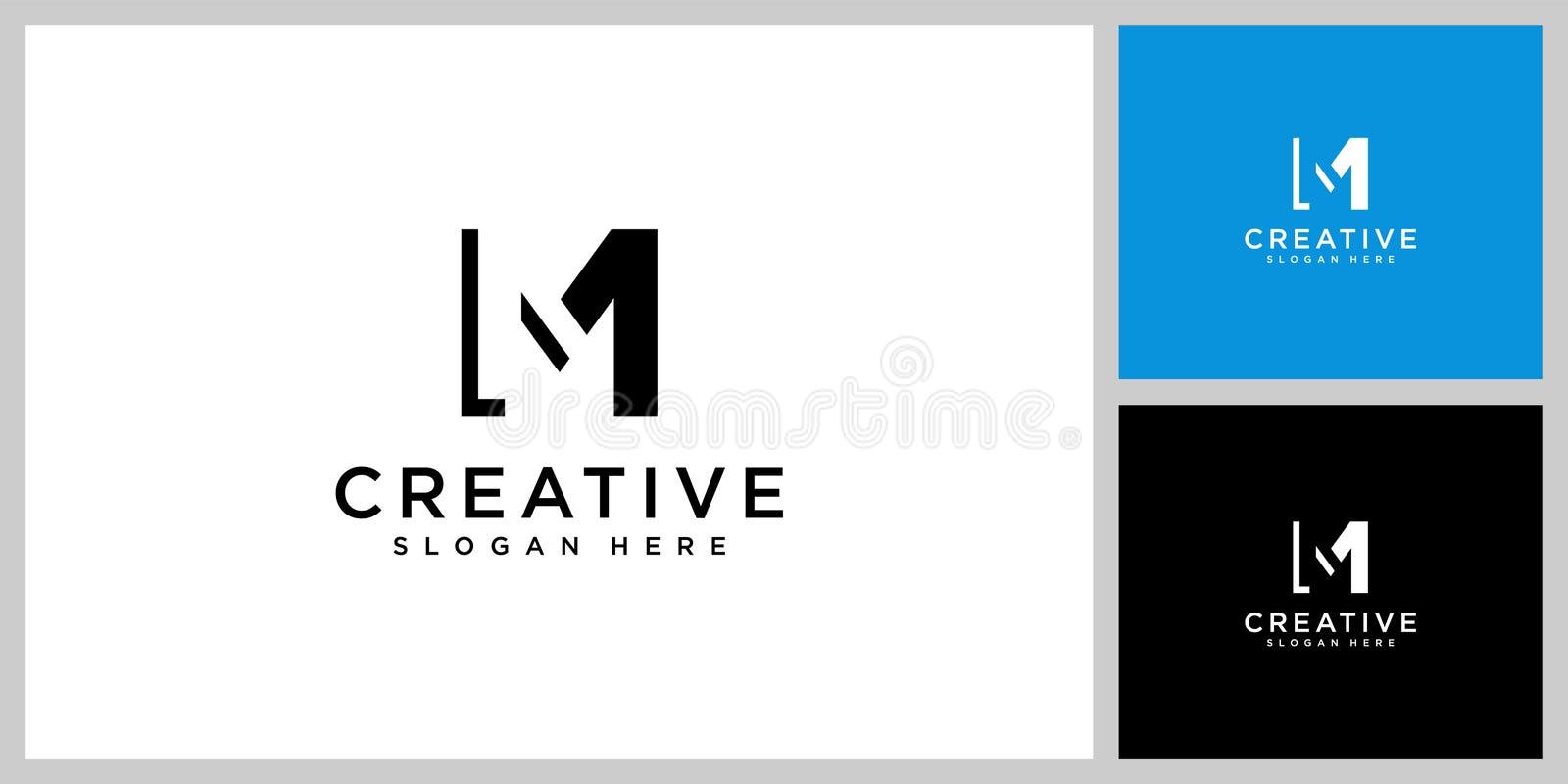 Initial Letter M Logo Vector Design Stock Vector - Illustration of logo ...