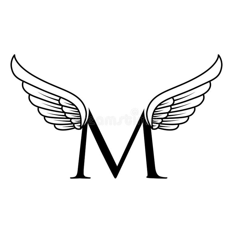 Initial Letter Wings Stock Illustrations – 9,258 Initial Letter Wings ...