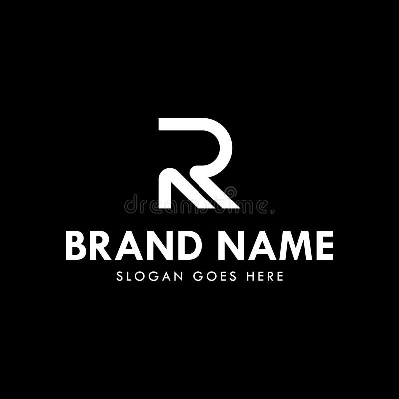 Letter Mark R Logo Design Template Stock Vector - Illustration of ...
