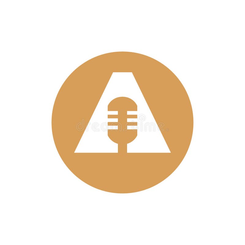 Microphone Logo Vector Art, Mic Logo Icon Design Stock Illustration ...