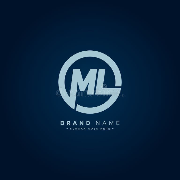 Letter Ml Logo Stock Illustrations – 1,277 Letter Ml Logo Stock ...