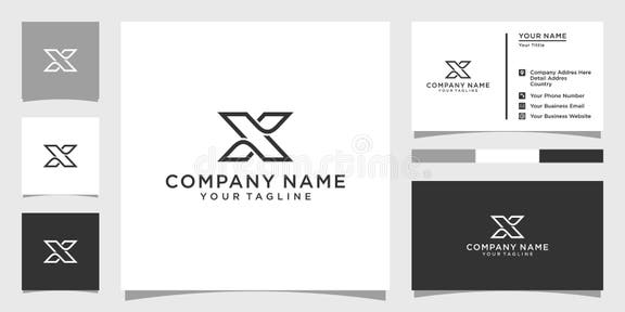 Initial Letter X Monogram Logo Design Vector Stock Vector ...
