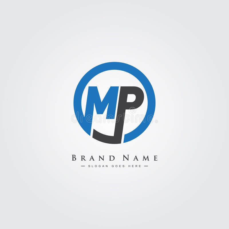 Initial Letter MP Logo - Minimal Business Logo for Alphabet M and P ... Initial Letter MP Logo - Minimal Business Logo for Alphabet M and P ...