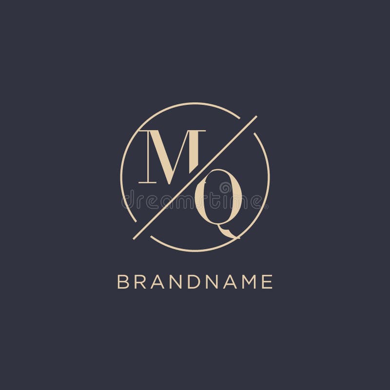 Letter Mq Line Monogram Logo Stock Illustrations – 237 Letter Mq Line ...