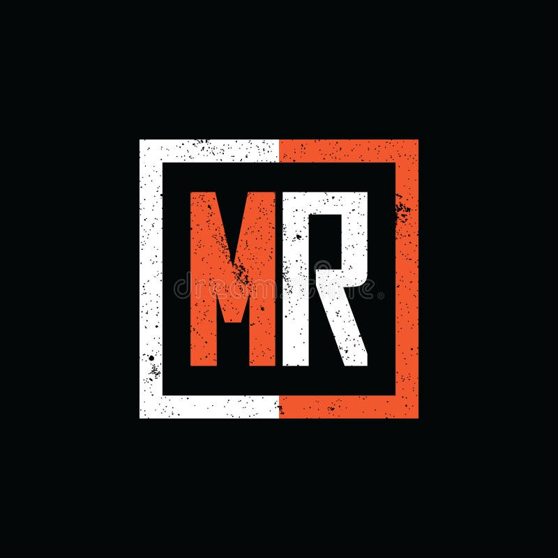 Initial Letter MR Logo with Applied for Company Logo Design Inspiration ...