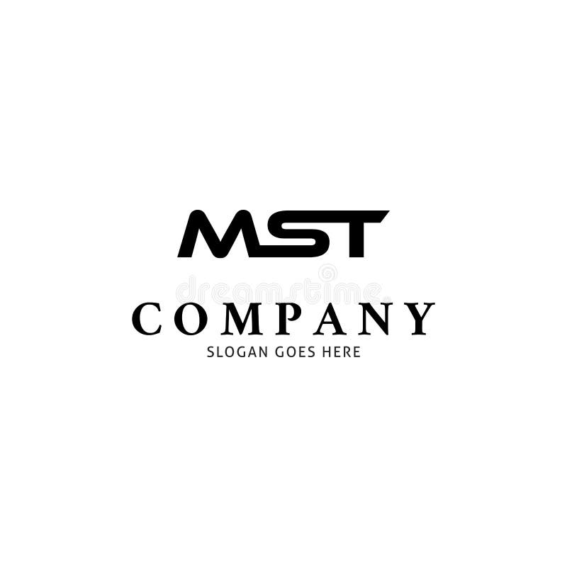 Initial Letter MST Icon Vector Logo Template Illustration Design Stock ...