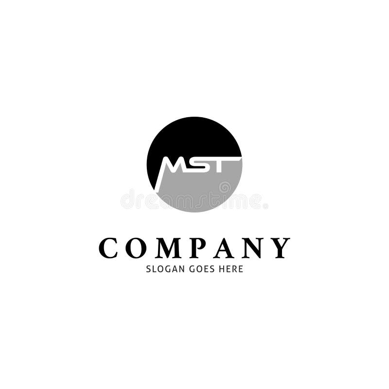 Initial Letter MST Icon Vector Logo Template Illustration Design Stock ...