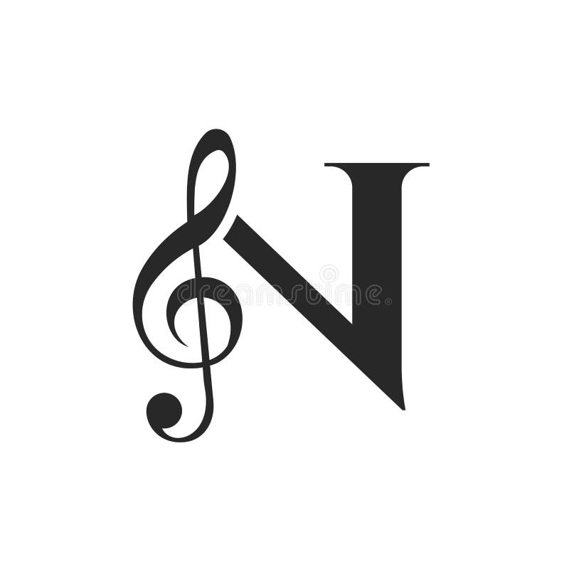Letter N Music Logo Stock Illustrations – 262 Letter N Music Logo Stock ...