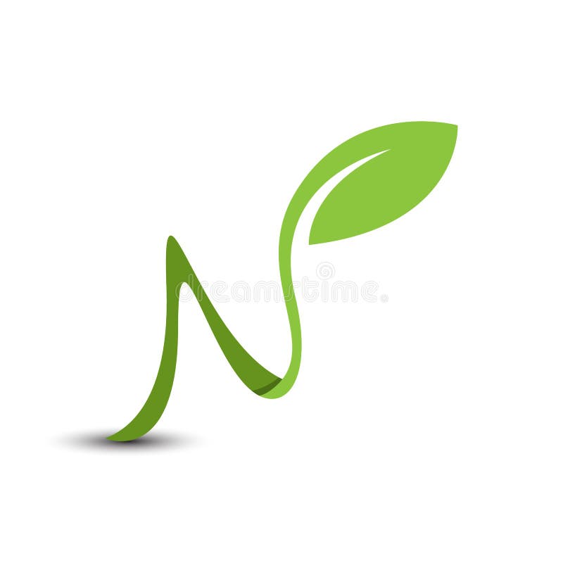 Natural Letter N Logo Stock Illustrations – 950 Natural Letter N Logo ...