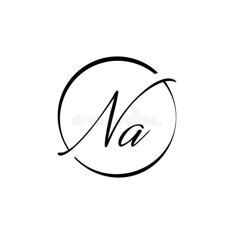Initial Letter NA Logo Design Vector Template. Creative Abstract NA ...