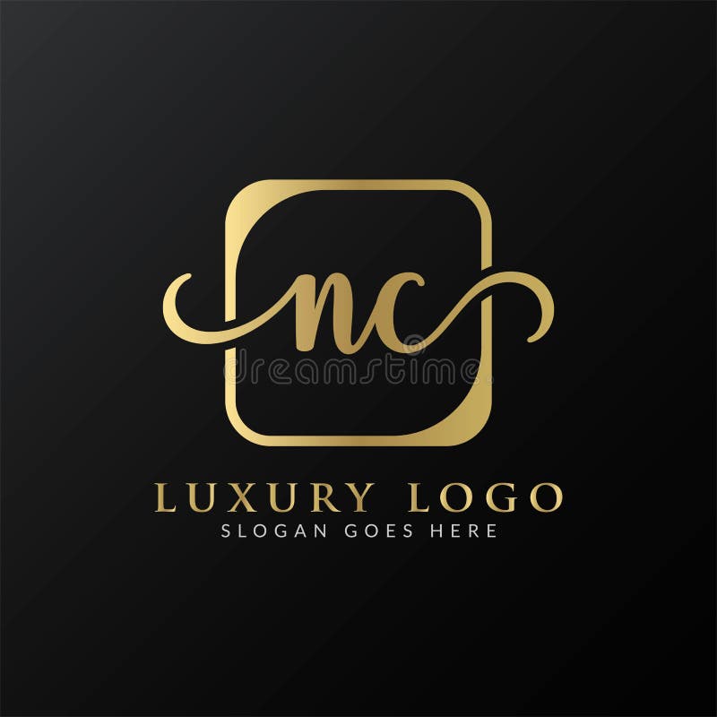 Initial Letter NC Logo Design Vector Template. NC Letter Logo Design ...