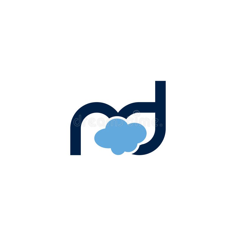 Inital ND Logo Icon for Business Template Vector Stock Vector ...