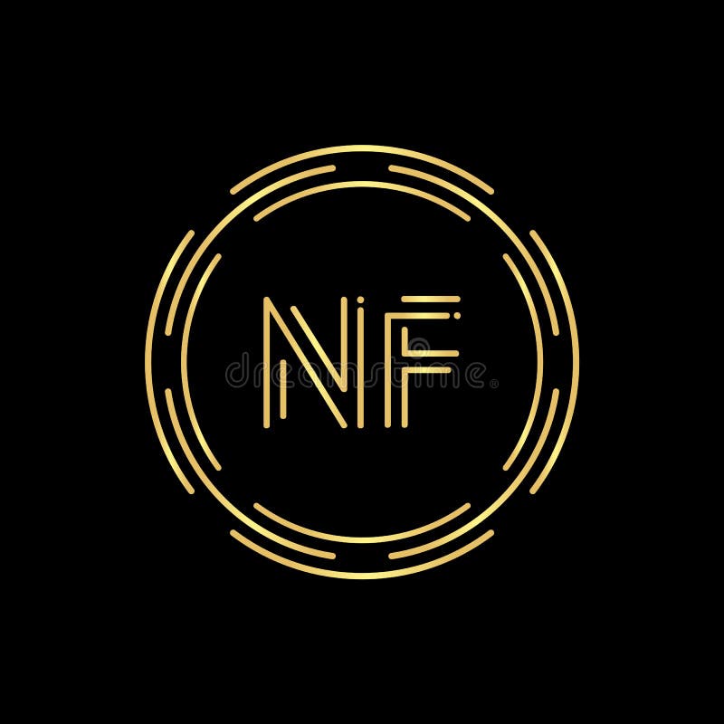 Initial Letter NF Logo Design Vector Template. Digital Abstract NF ...