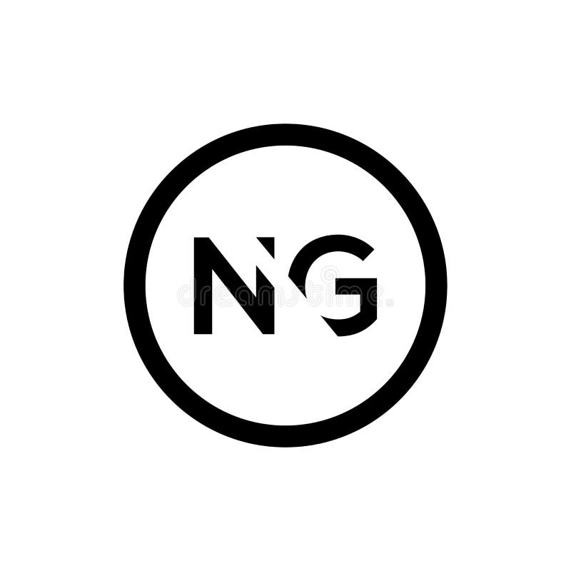 Initial Letter NG Logo Design Vector Template. Creative Abstract NG ...
