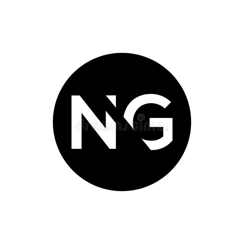 Initial Letter NG Logo Design Vector Template. Creative Abstract NG ...