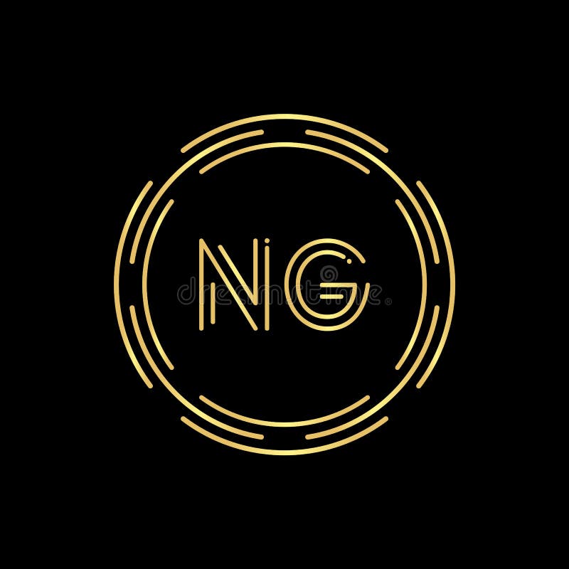 Initial Letter NG Logo Design Vector Template. Digital Abstract NG ...