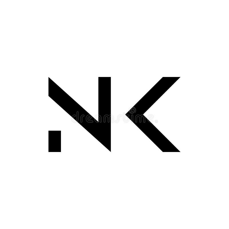 Initial Letter NK Logo Design Vector Template. Creative Abstract NK ...