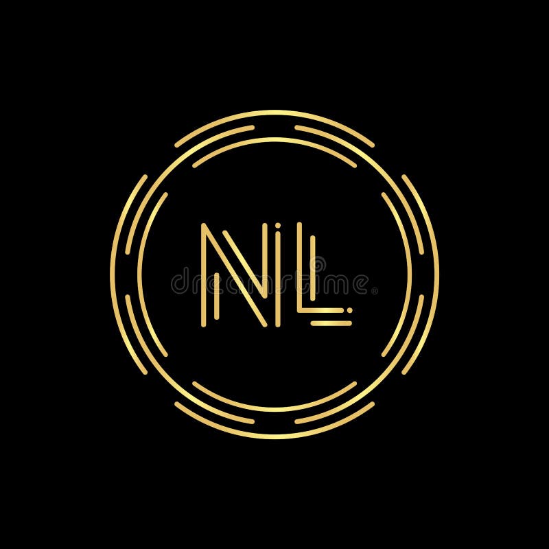 Initial Letter NL Logo Design Vector Template. Digital Abstract NL ...