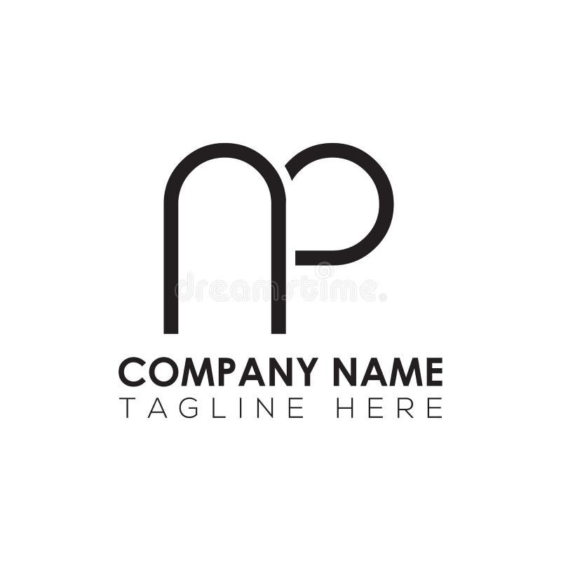 Initial Letter NP Logo Design Vector Template. Creative Abstract NP ...