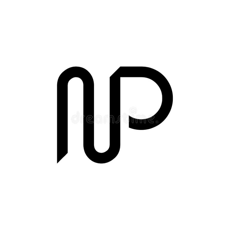 Initial Letter NP Logo Design Vector Template. Creative Abstract NP ...