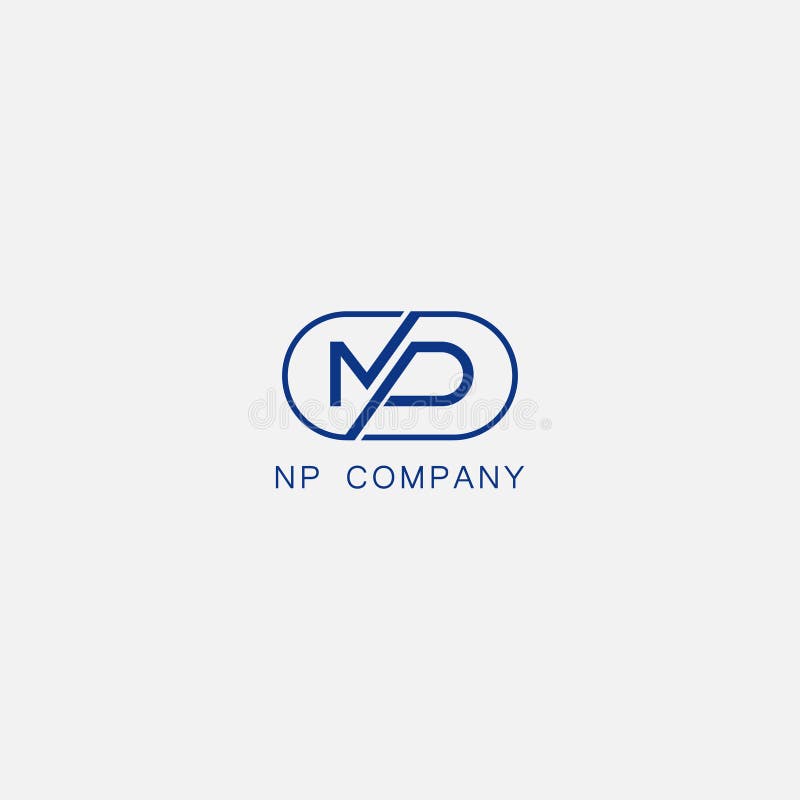Initial Letter NP Logo Design Vector Template. Creative Abstract NP ...