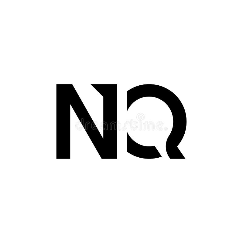 Initial Letter NQ Logo Design Vector Template. Creative Abstract NQ ...