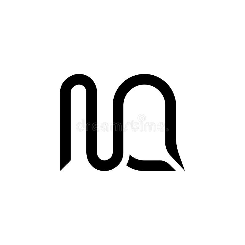 Initial Letter NQ Logo Design Vector Template. Creative Abstract NQ ...