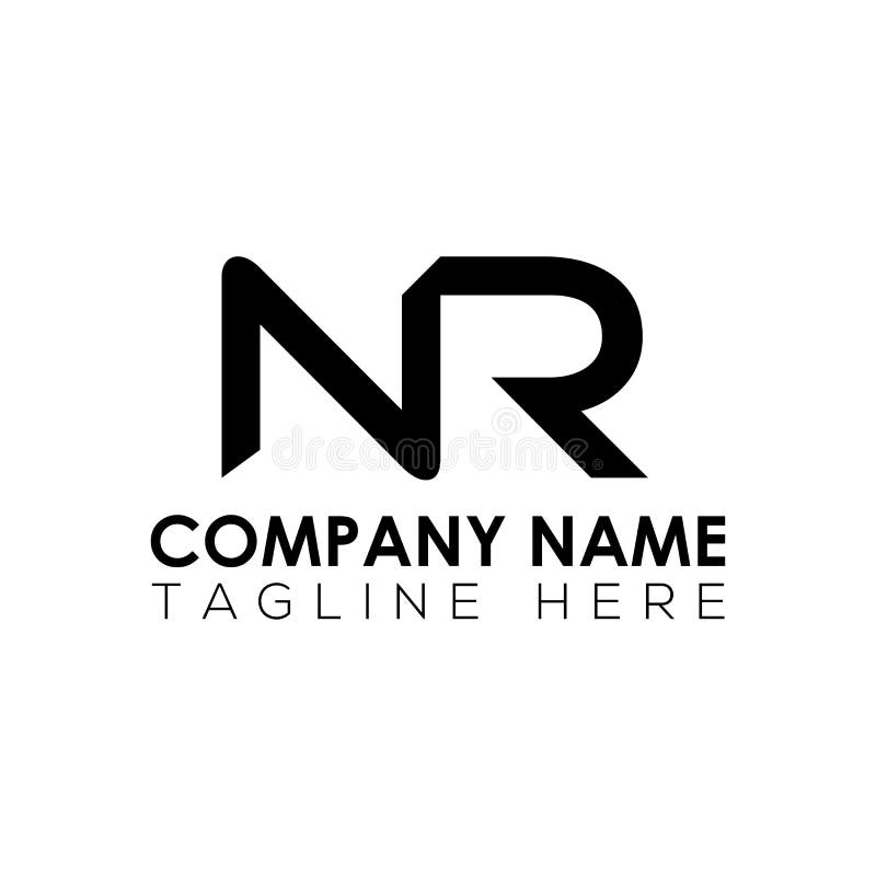 Initial Letter NR Logo Design Vector Template. Creative Abstract NR ...