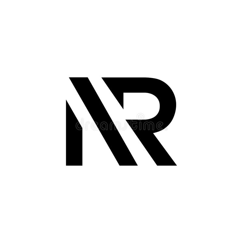 Initial Letter NR Logo Design Vector Template. Creative Abstract NR ...