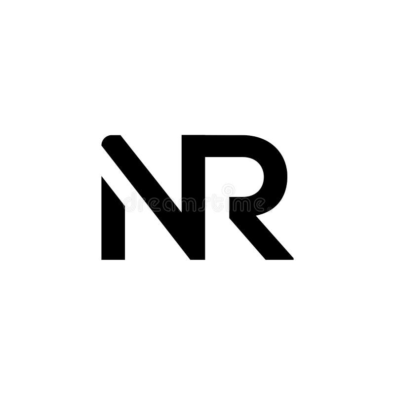 Initial Letter NR Logo Design Vector Template. Creative Abstract NR ...