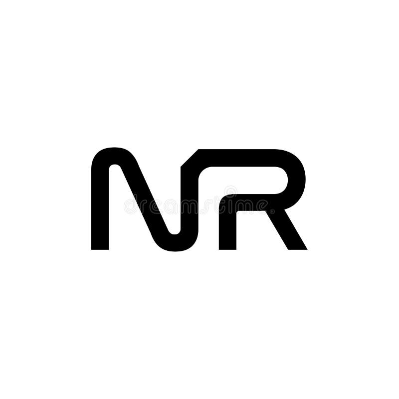 Initial Letter NR Logo Design Vector Template. Creative Abstract NR ...
